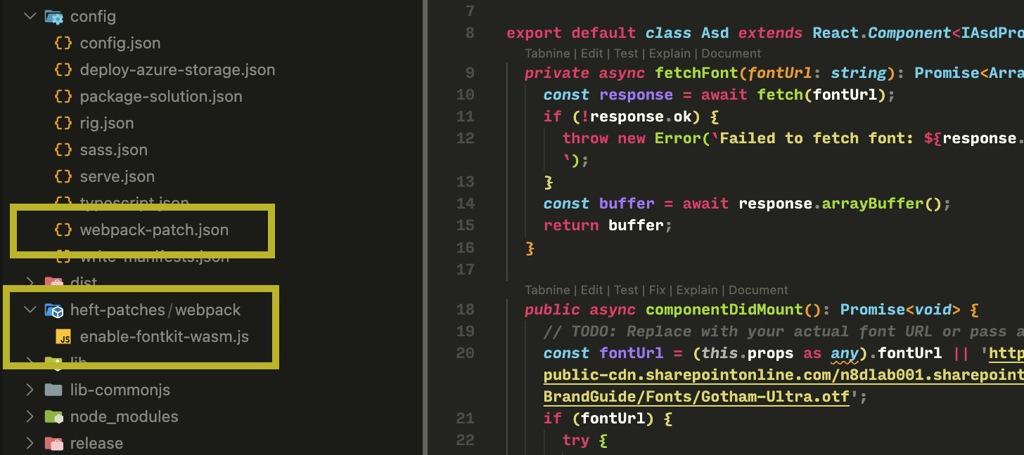 How to Use a SPFx Heft Patch for WebAssembly (SPFx 1.22+)